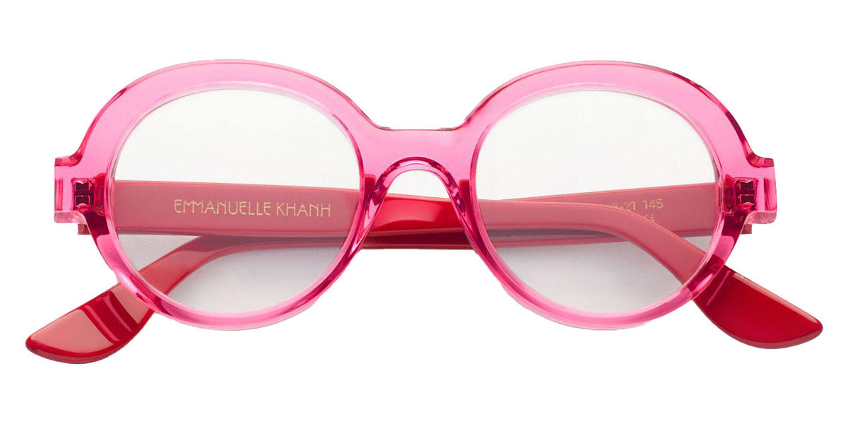 Emmanuelle Khanh® EK MOON Round Eyeglasses - EuroOptica