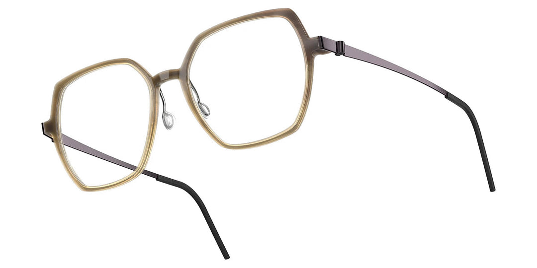 Lindberg® Buffalo Horn™ 1861 Abstract Eyeglasses - EuroOptica