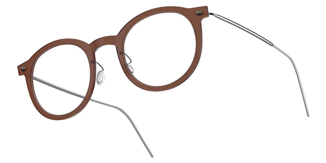 Lindberg® N.O.W. Titanium™ 6636 Panto Eyeglasses - EuroOptica